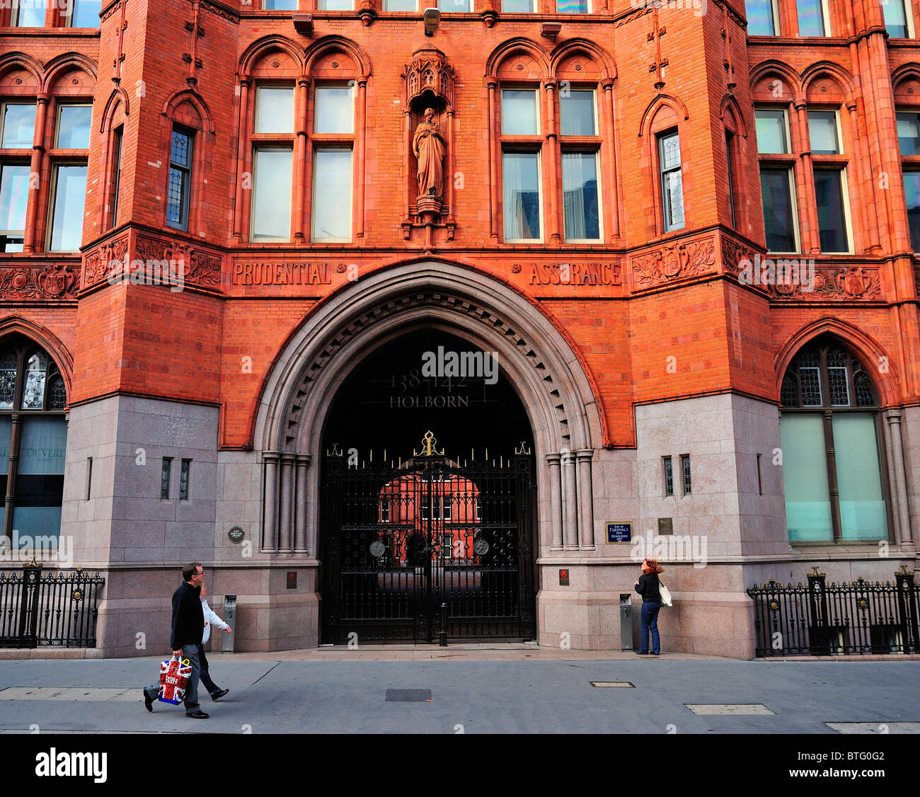 Prudential Assurance building in London Stock Photo - Alamy