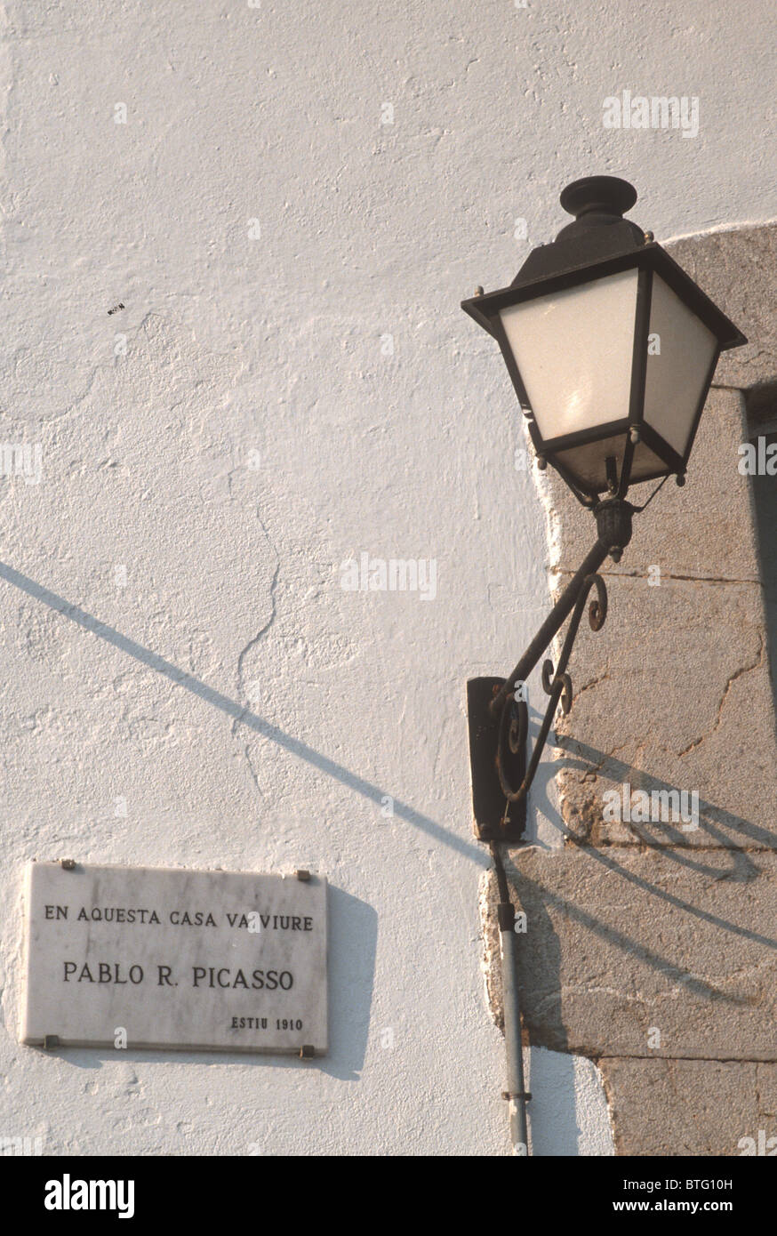 SPAIN. ONE OF PAINTER PABLO PICASSO HOUSES IN CADAQUES, ON THE ...