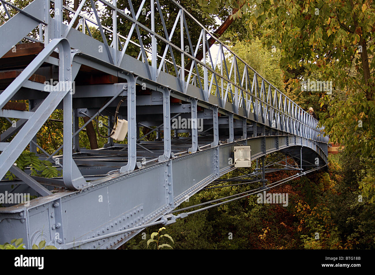 Arcachon, France, iron footbridge to Belvedere Stock Photo - Alamy