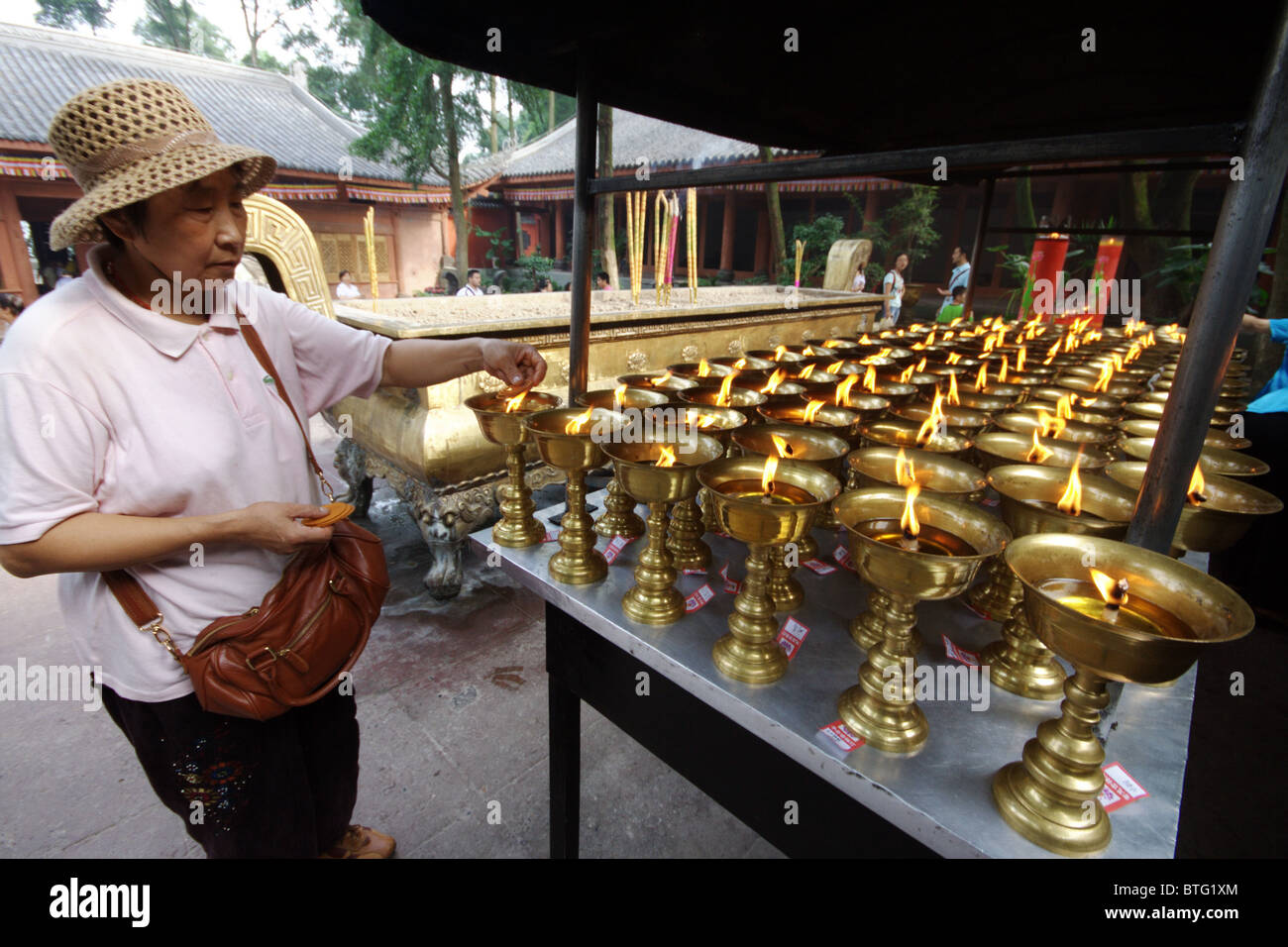 Leshan giant buddha scenic area hi-res stock photography and images - Alamy