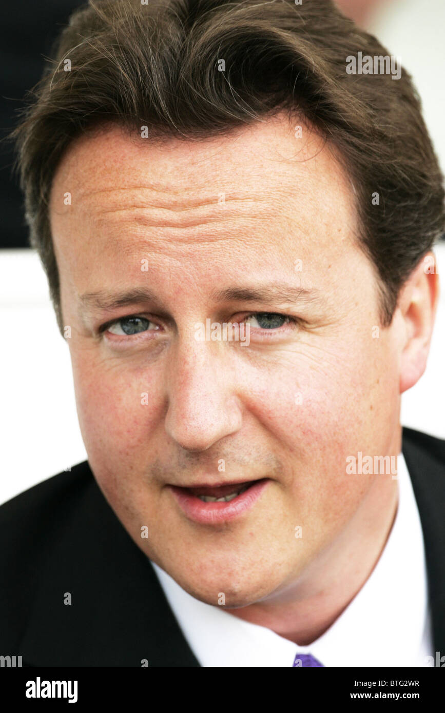 Conservative leader David Cameron during a parade for Falkland Veterans ...