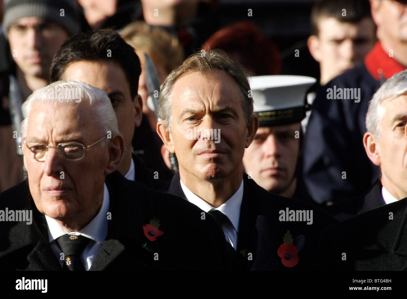 Former Prime MinisterTony Blair takes back row position for first time ...