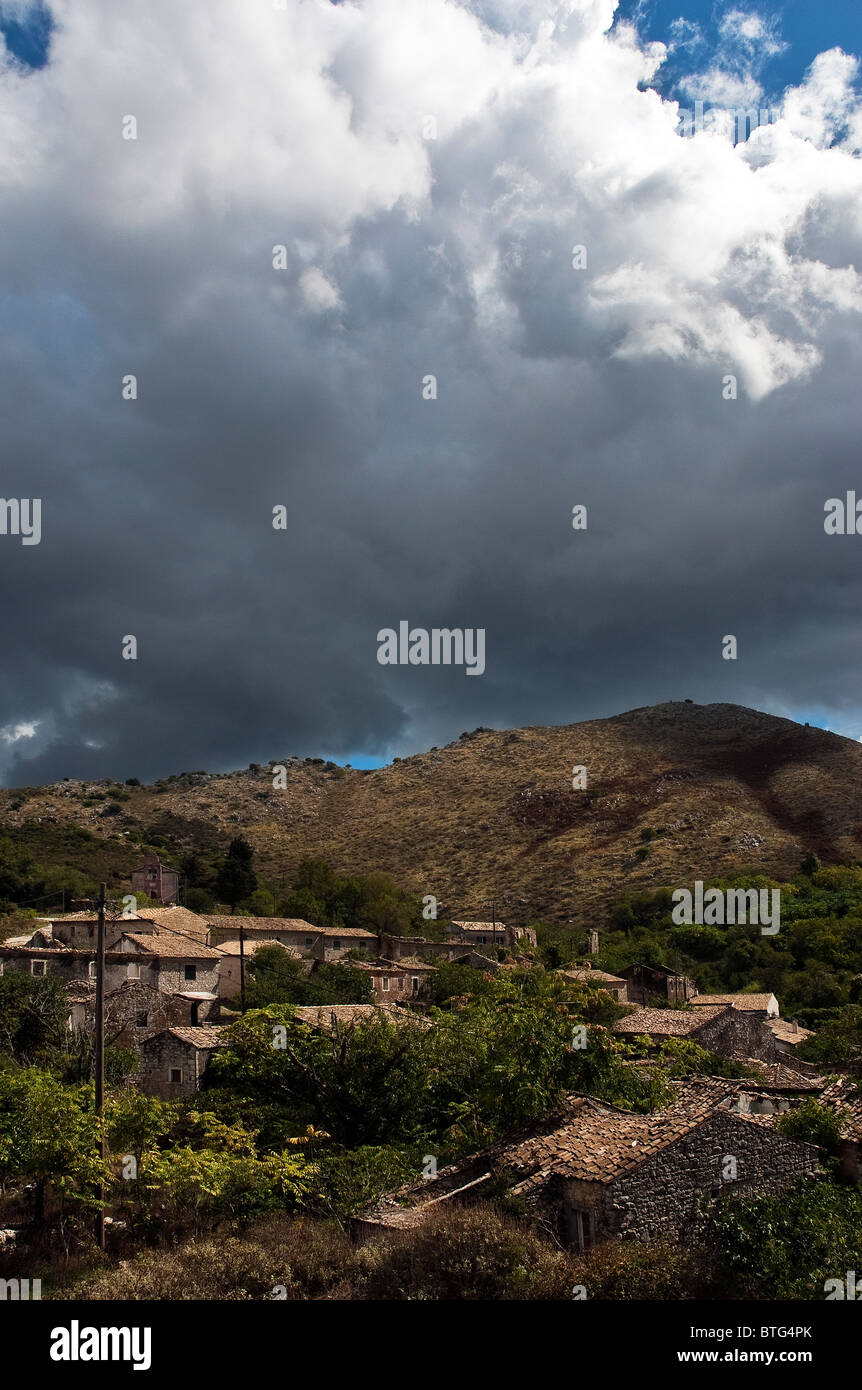 Old Perithia, Corfu, Ionian Islands Greece Stock Photo - Alamy
