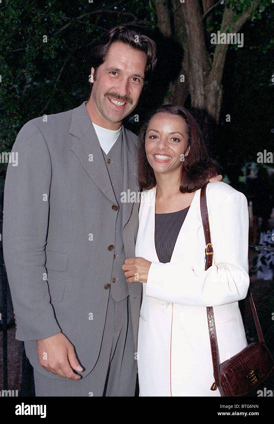 ENGLAND GOALKEEPER DAVID SEAMAN AND DEBBIE ROGERS AT DAVID FROST'S ...