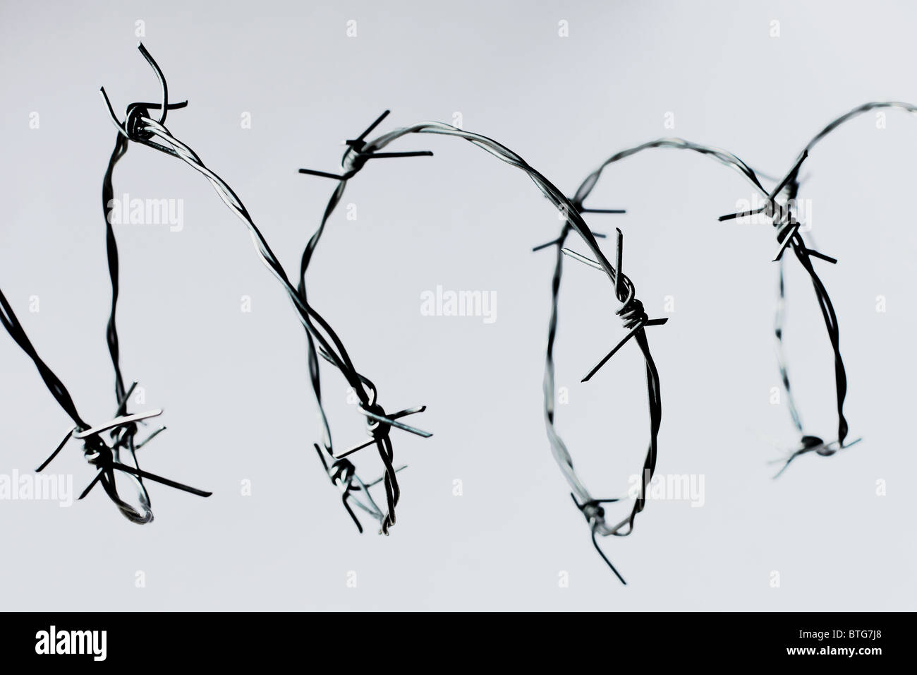 Barbed wire hi-res stock photography and images - Alamy
