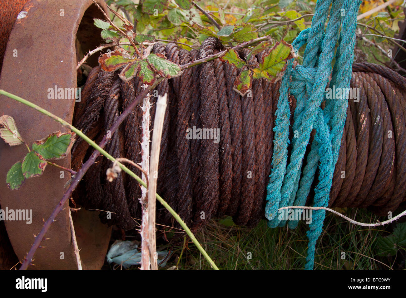 Rusty boat winch hi-res stock photography and images - Alamy