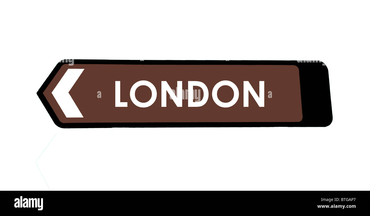 London tourist sign Cut Out Stock Images & Pictures - Alamy