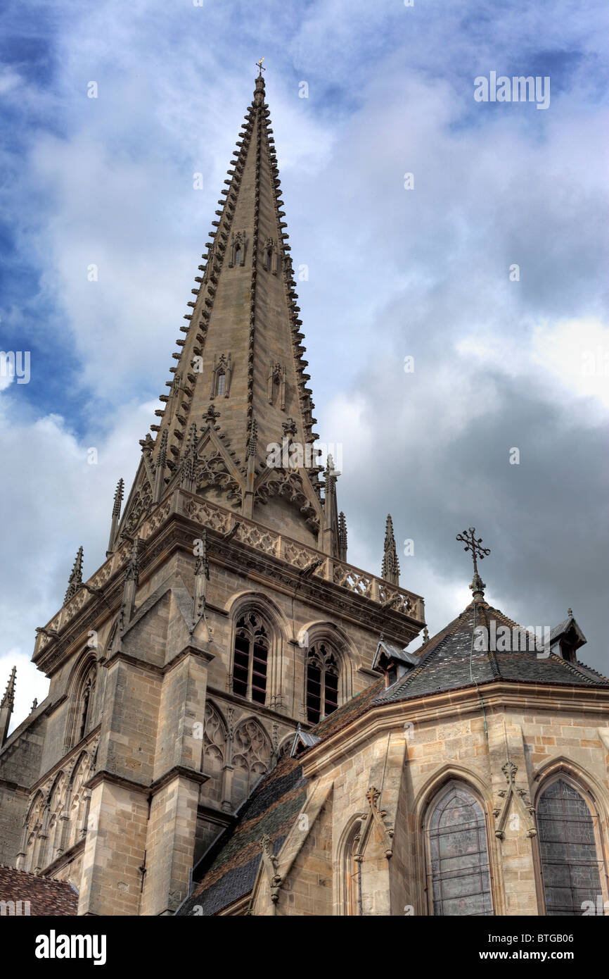 Autun cathedral spire hi-res stock photography and images - Alamy