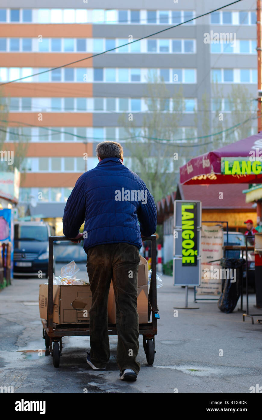 Morning street market scene hi-res stock photography and images - Alamy