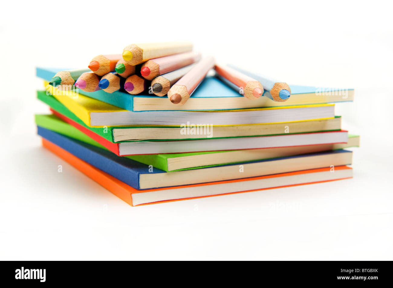 Stack books painting hi-res stock photography and images - Alamy