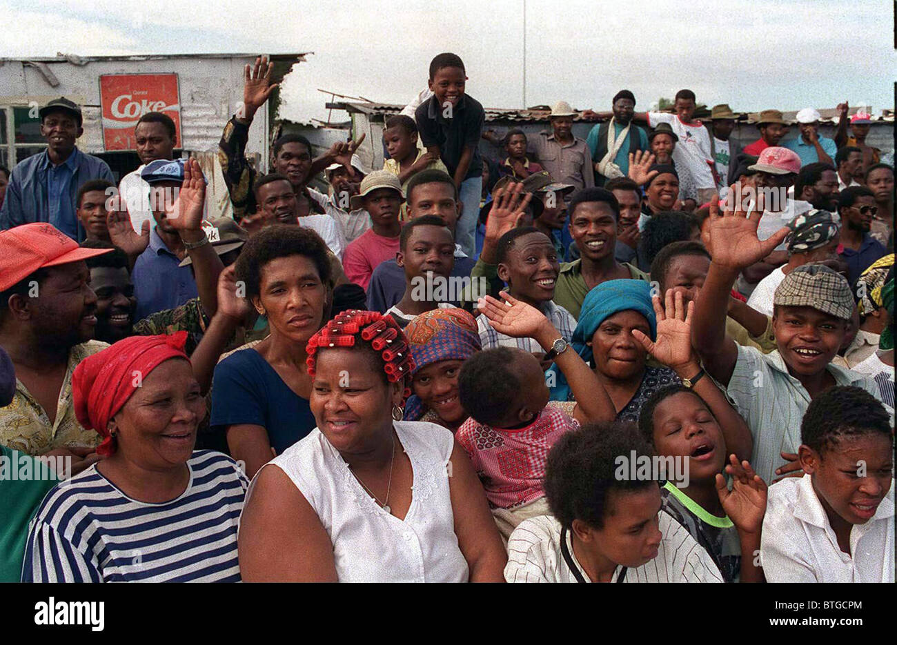 South africa black people crowd hi-res stock photography and images - Alamy