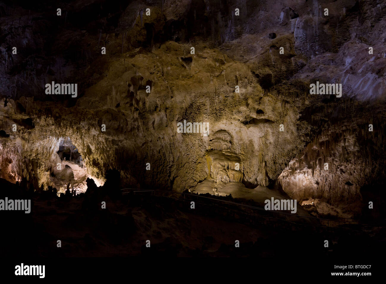 The Big Room, the largest cave chamber at Carlsbad Caverns National ...