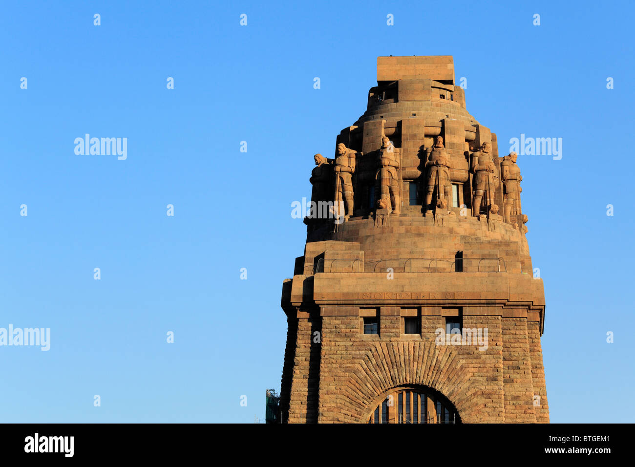 Volkerschlachtdenkmal at sunset hi-res stock photography and images - Alamy