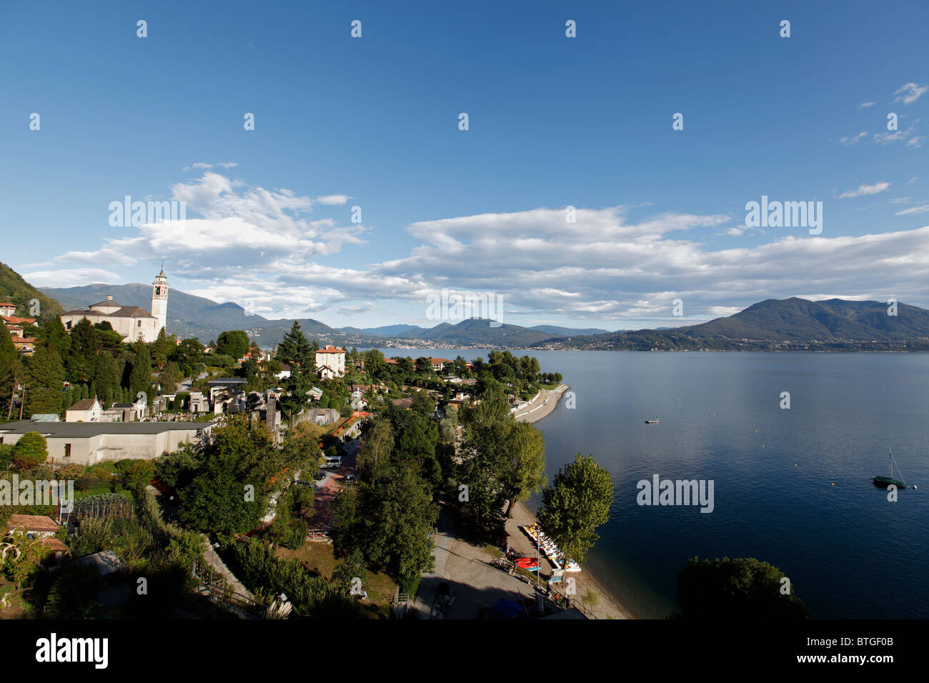 Cannero Riviera on Lake Maggiore Stock Photo - Alamy