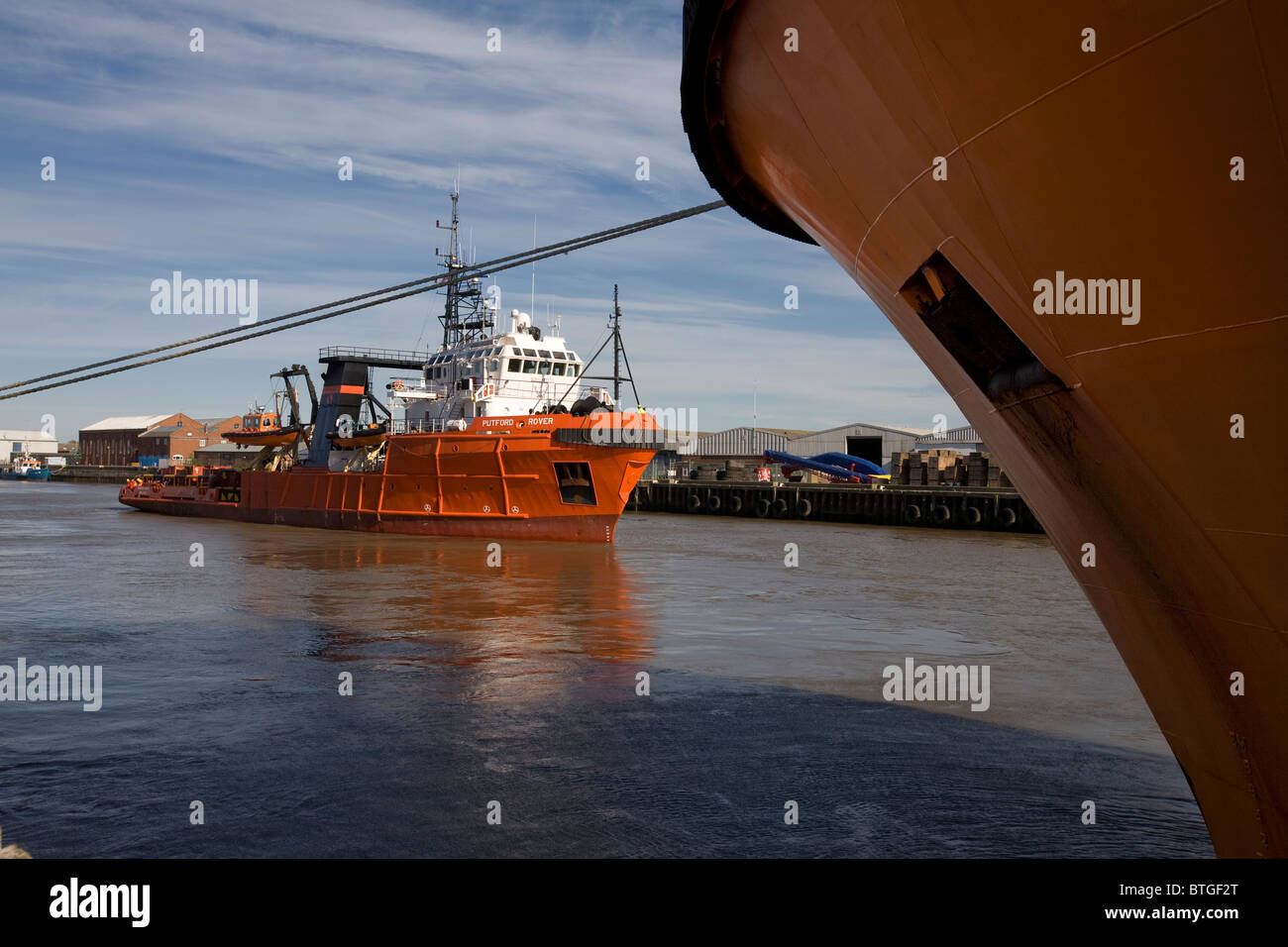 Great Yarmouth Docks Stock Photo - Alamy
