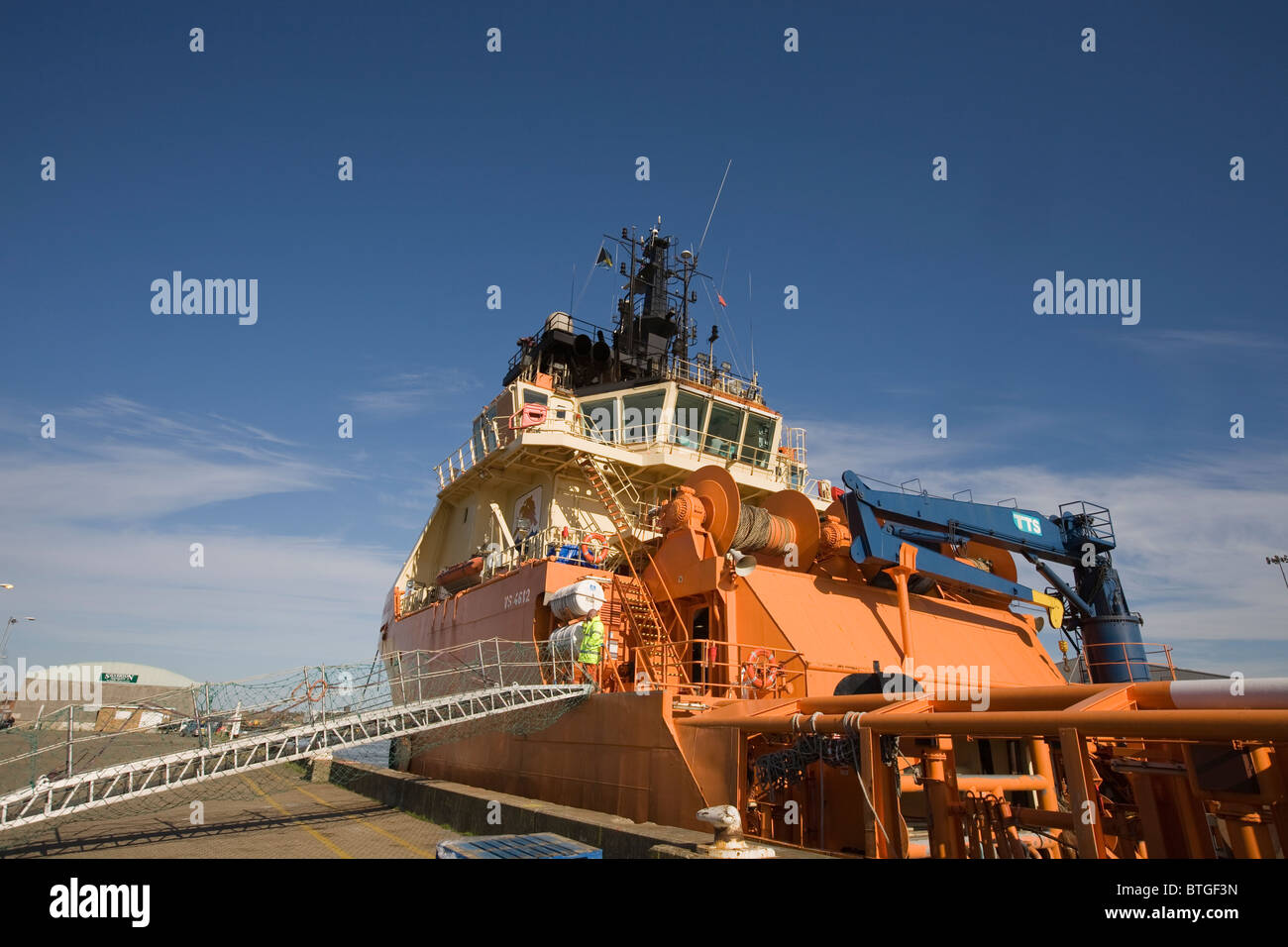 Great Yarmouth Docks Stock Photo - Alamy