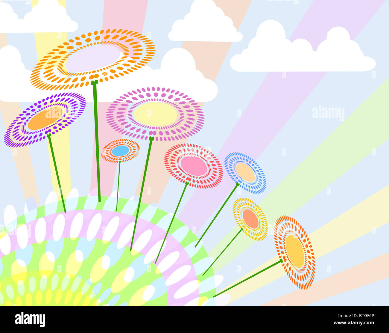 Summery illustration hi-res stock photography and images - Alamy