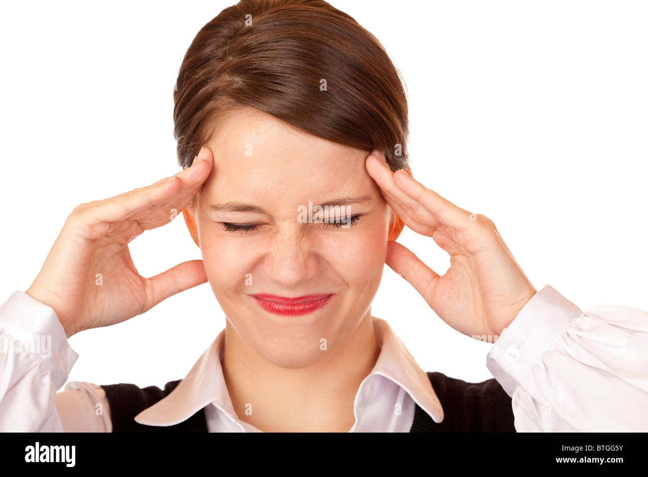 Face contorted with pain hi-res stock photography and images - Alamy