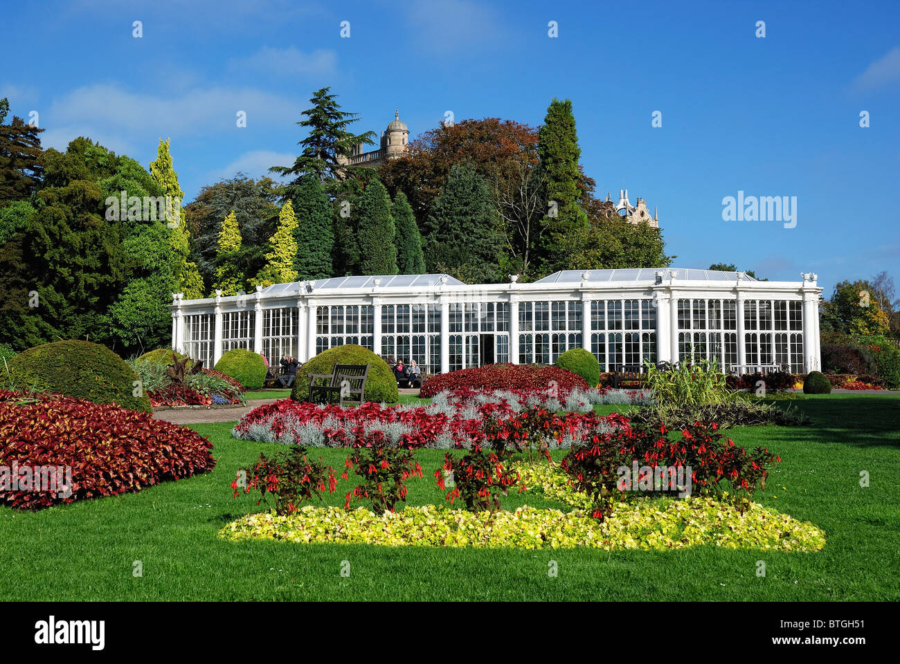 Camellia House hall gardens nottingham england uk Stock Photo - Alamy