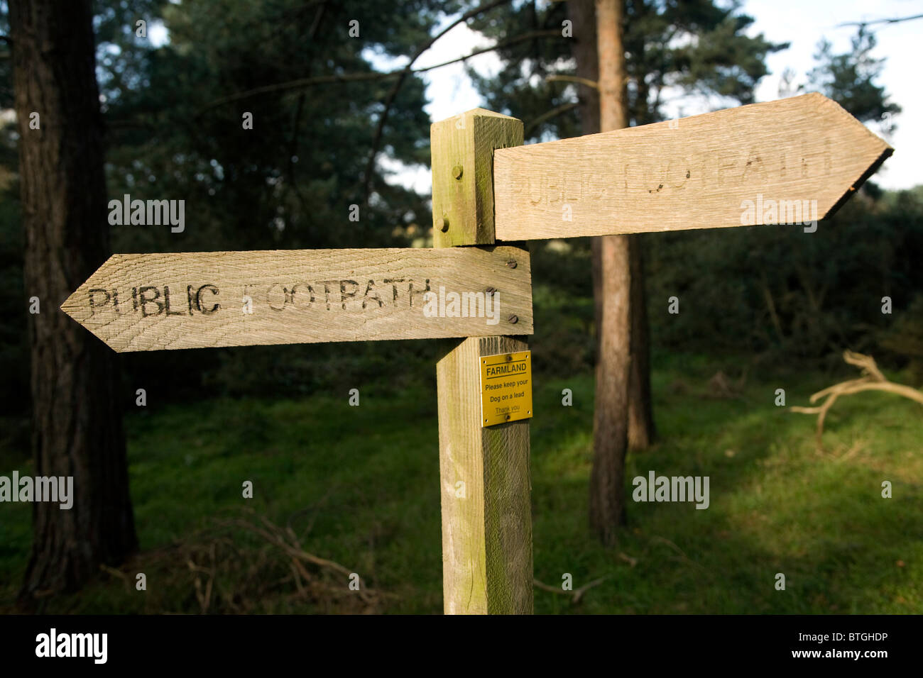 Two way direction sign hi-res stock photography and images - Alamy