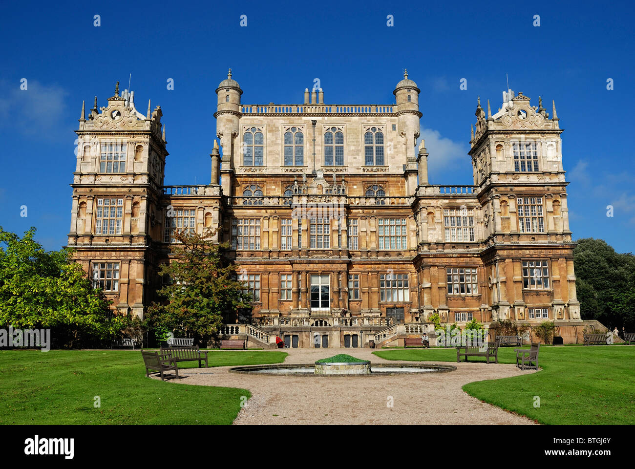 wollaton hall nottingham england uk Stock Photo - Alamy