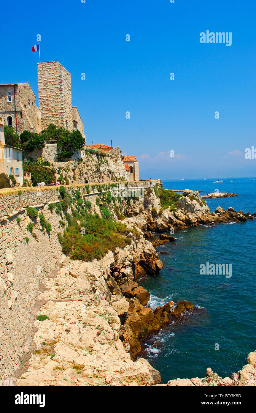 Grimaldi Castle, Old town, Antibes, Provence Alpes Cote d´Azur, French ...