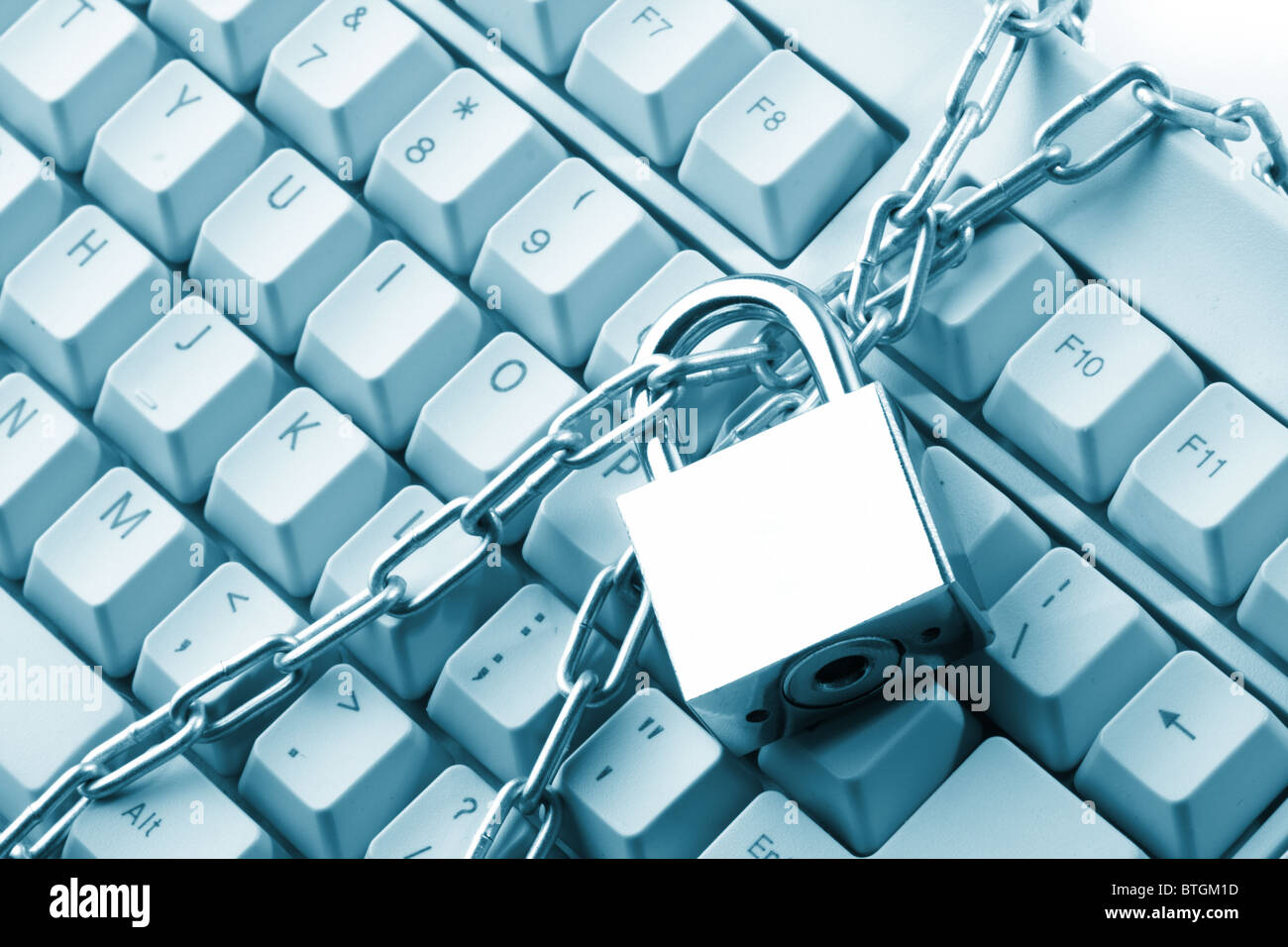 Computer keyboard chain lock hi-res stock photography and images - Alamy
