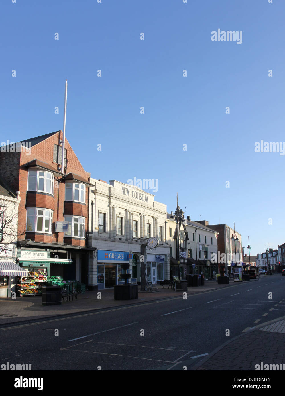 street scene Whitley Bay England November 2010 Stock Photo - Alamy