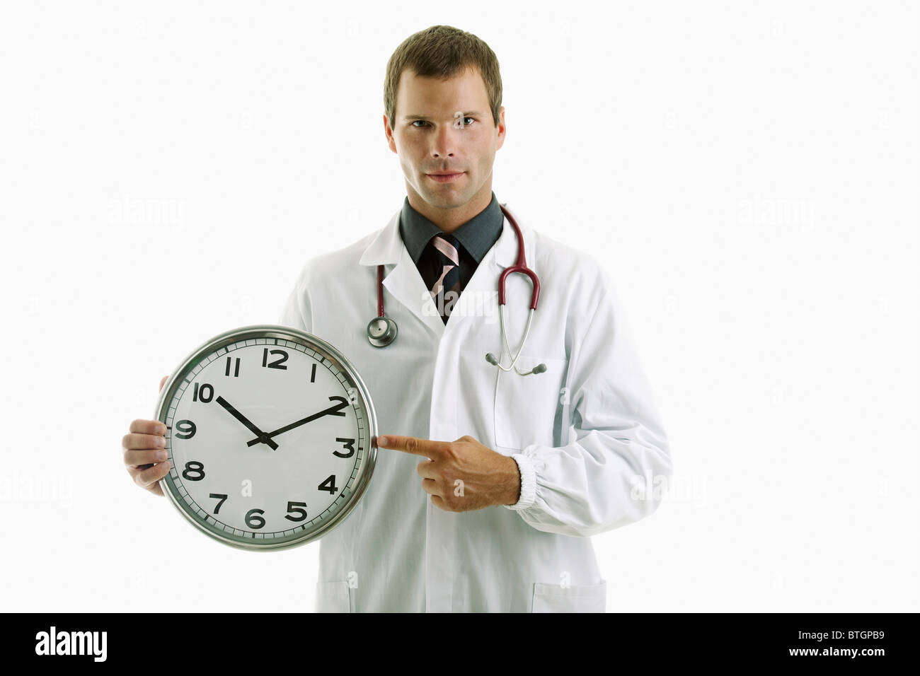 Doctor time clock hi-res stock photography and images - Alamy