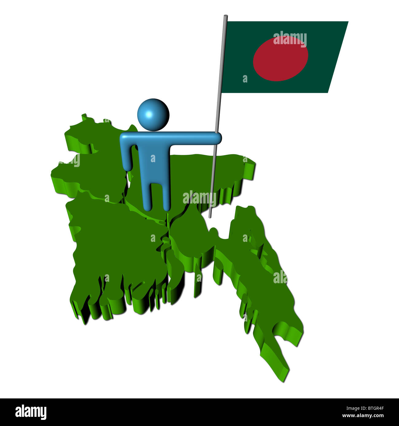 Bangladesh map Cut Out Stock Images & Pictures - Alamy