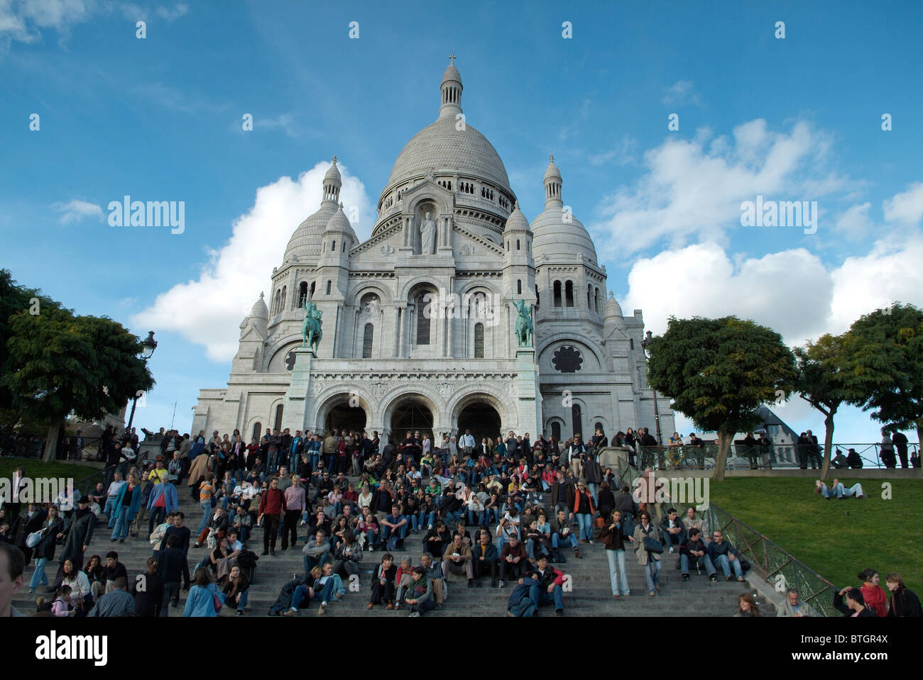 Basilica of the Sacred Heart of Jesus of Paris, capital of France Stock ...