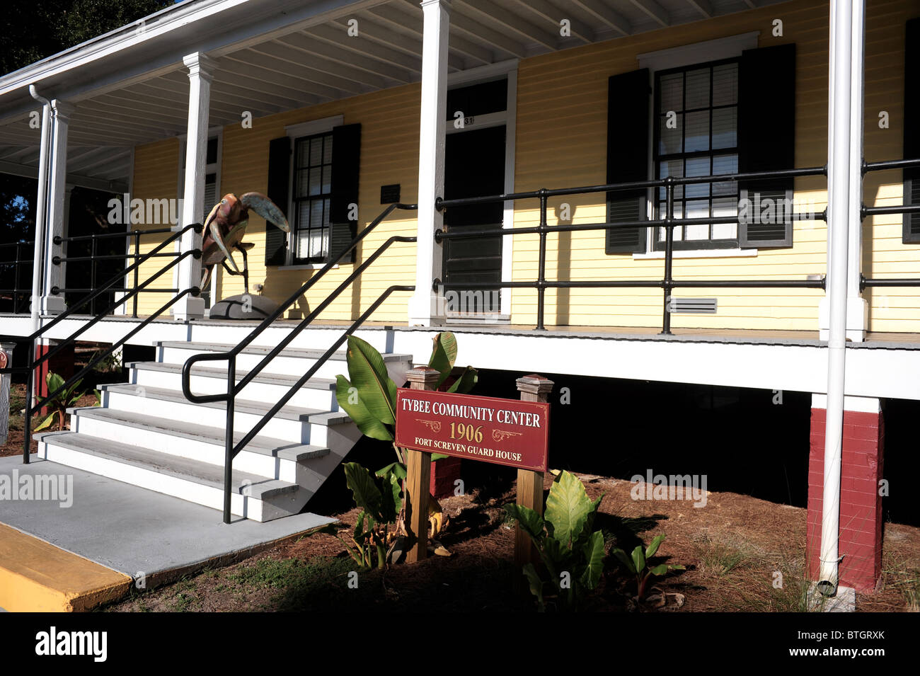 Fort Screven Guard House, Now a Community Center on Tybee Island ...