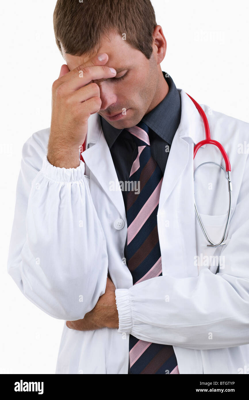Worried doctor hi-res stock photography and images - Alamy