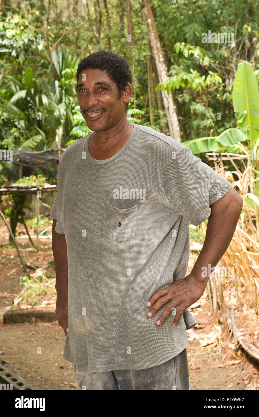 Caribbean man smiling hi-res stock photography and images - Alamy