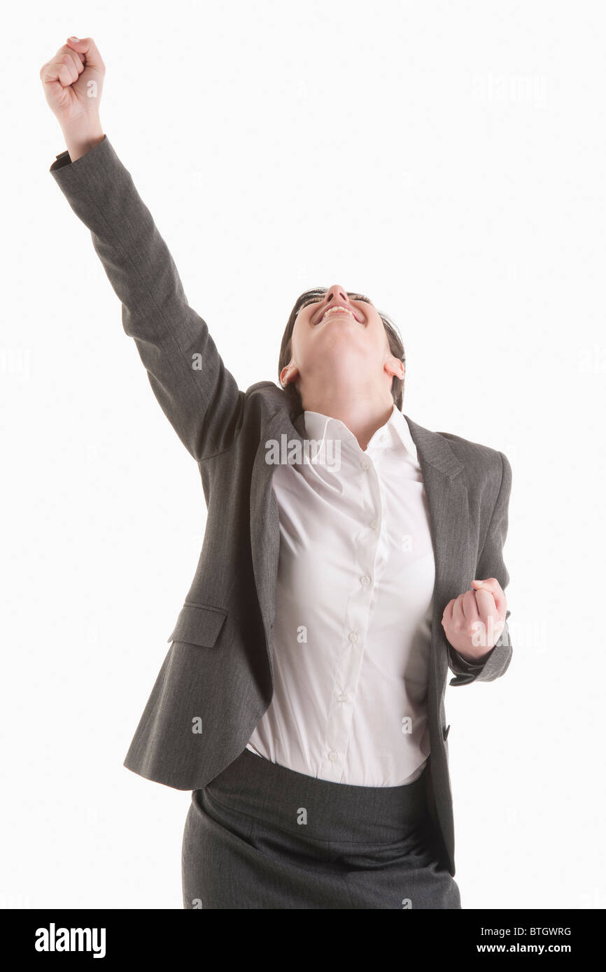 Holding up fist hi-res stock photography and images - Alamy