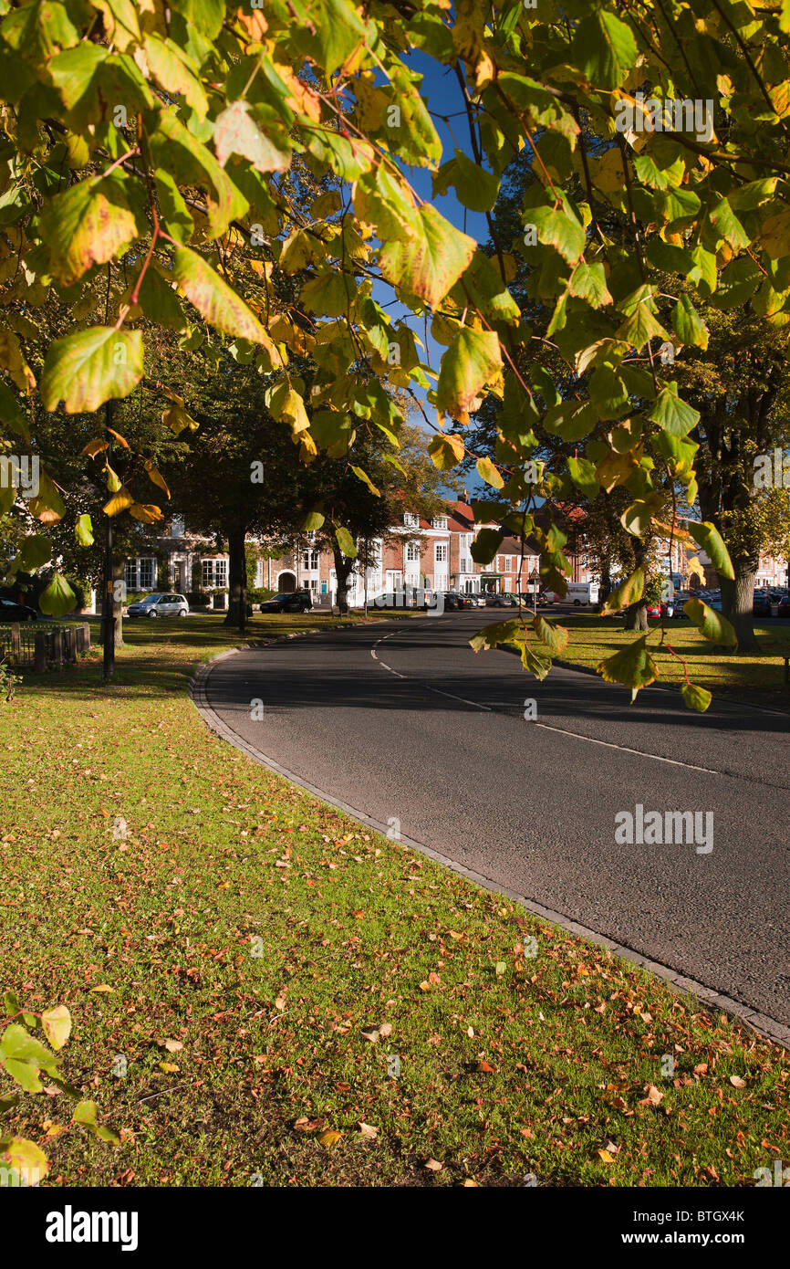 The West End Stokesley North Yorkshire at Autumn Stock Photo - Alamy