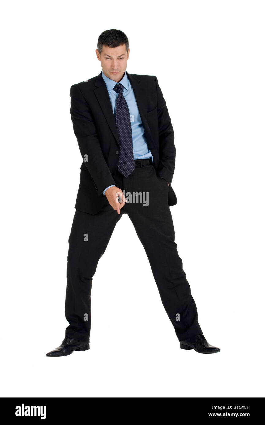 businessman means down Stock Photo - Alamy