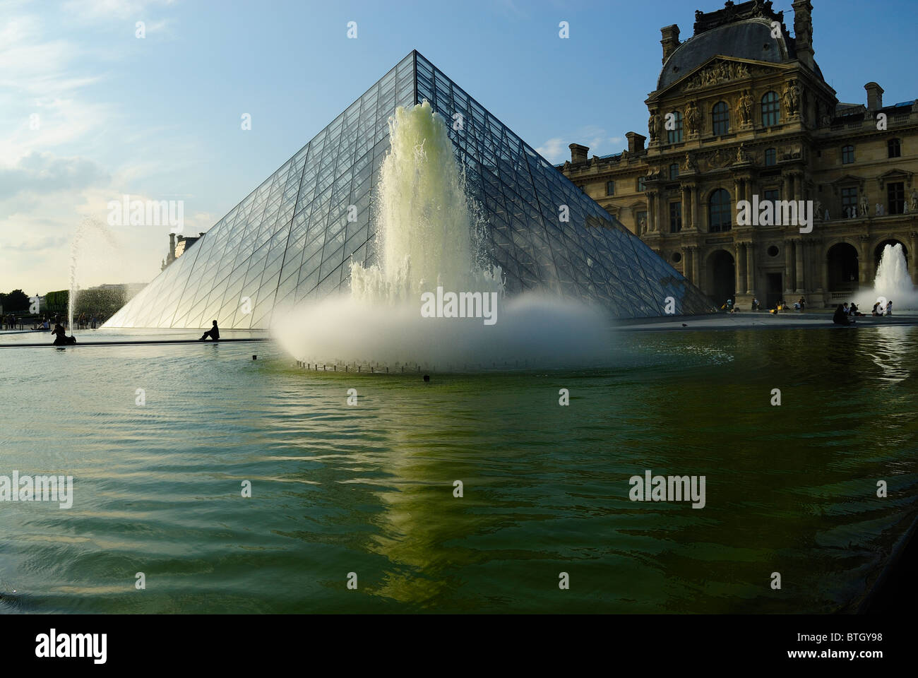 The Louvre Pyramid in Paris, capital of France Stock Photo - Alamy