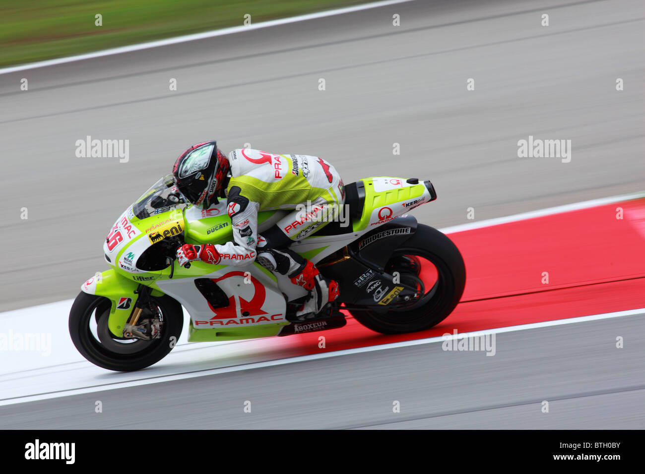 The MOTOGP riders during the first practice session at Sepang ...
