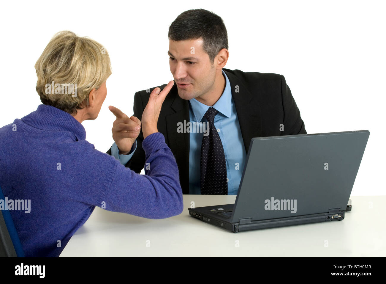 discussion at work Stock Photo - Alamy