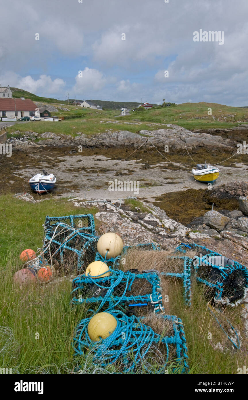 Fishing crofting Community at Earsary Orsay Island Barra Croft House ...