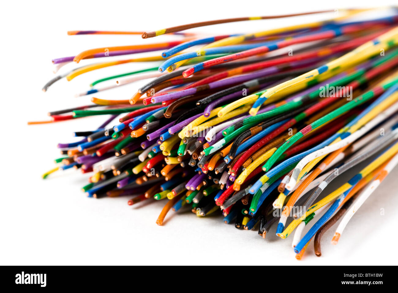 Colorful Cable, Concept of Communication, Data Line Stock Photo - Alamy