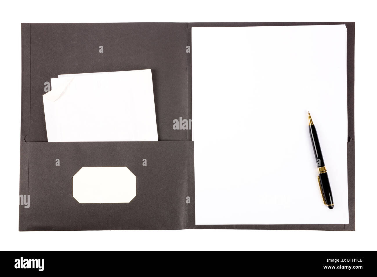 file folder with white background Stock Photo - Alamy