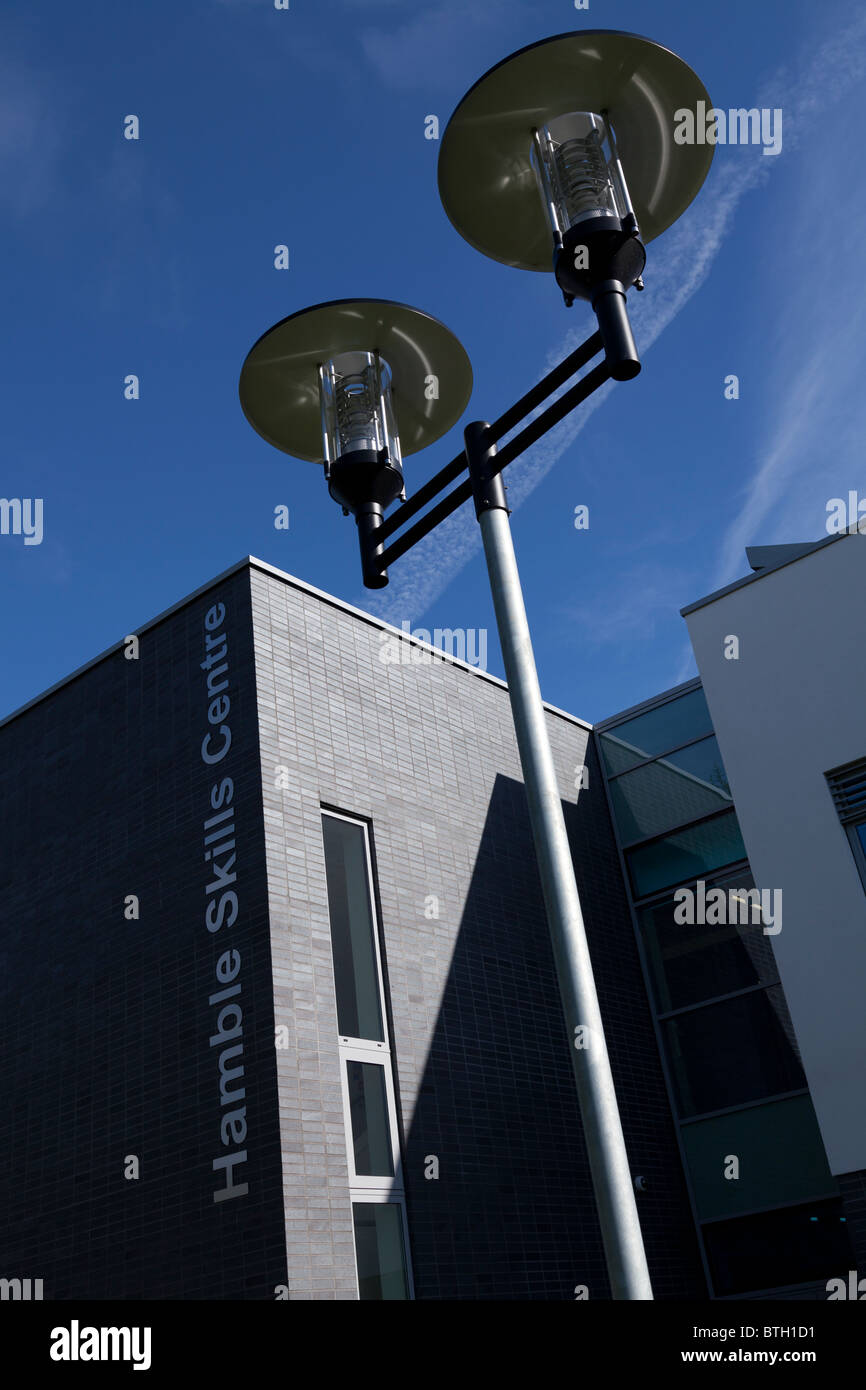 Exteriors of Skill Center, Hamble Community Sports College Stock Photo ...