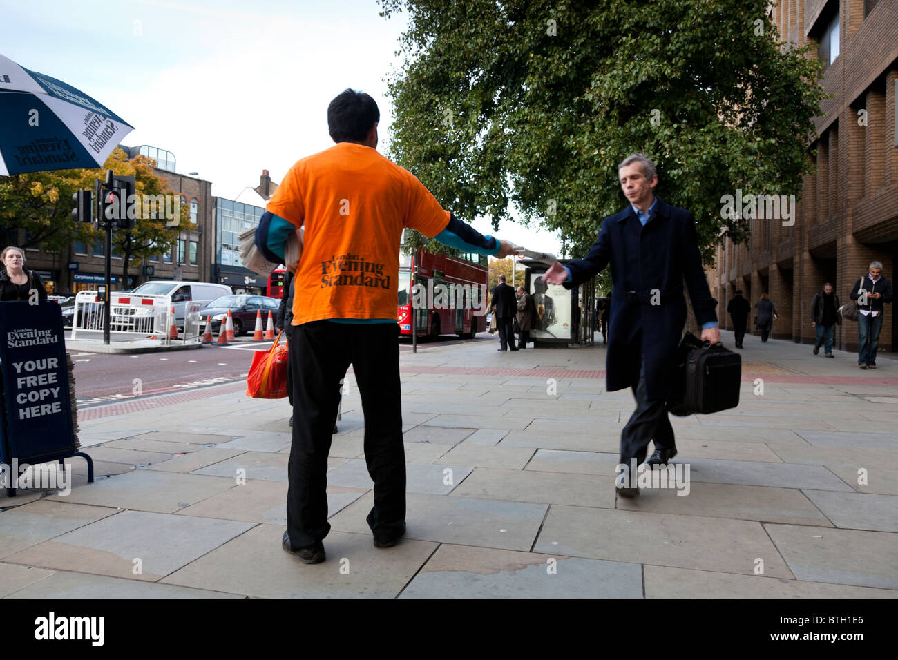 Newspaper sales salesman hi-res stock photography and images - Alamy