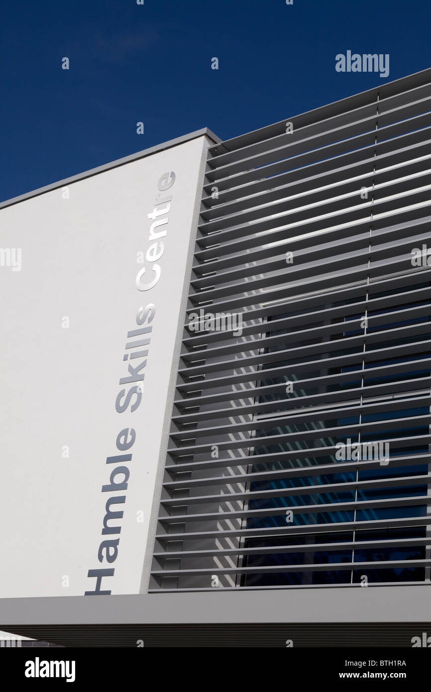 Exteriors of Skill Center, Hamble Community Sports College Stock Photo ...