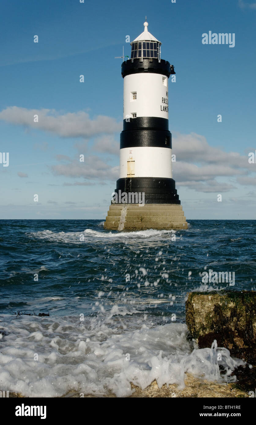 Penmon Point lighthouse Stock Photo - Alamy
