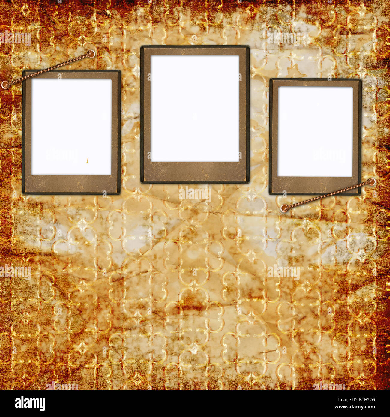 Retro background with decorative frames Stock Photo - Alamy