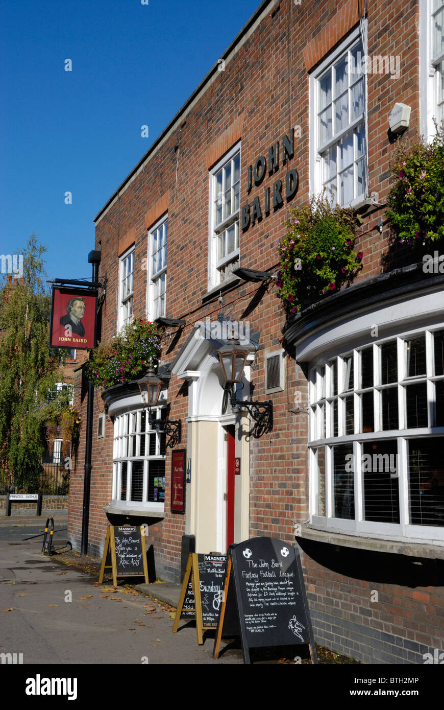 The John Baird public house in Fortis Green Road, Muswell Hill, London ...