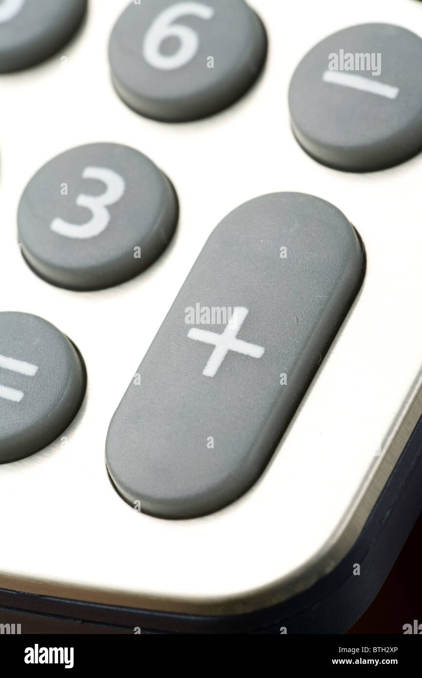 calculator keypad close up shot Stock Photo - Alamy